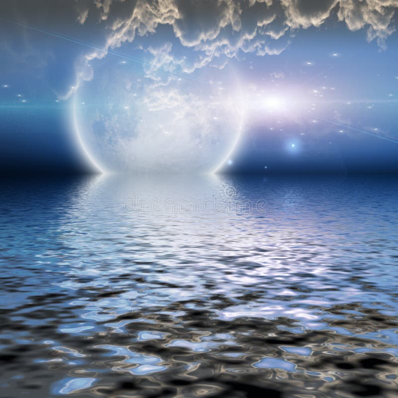 8+ Moonrise over ocean Free Stock Photos - StockFreeImages