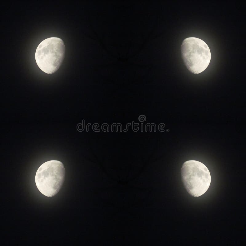 4 moons stock image. Image of four, moons, night, black - 88867473