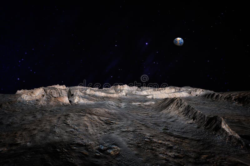 Colorful Fantasy Space Landscape Stock Image - Image of planet, nebel ...