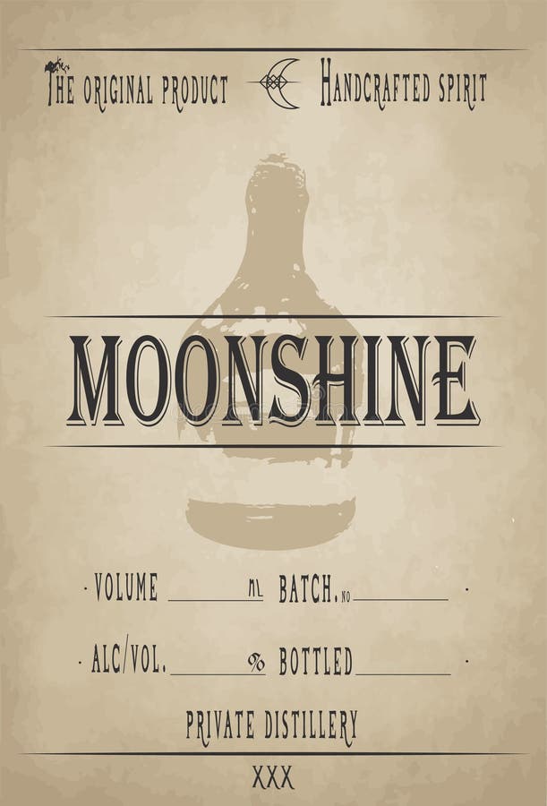 Moonshine Font Stock Illustrations – 57 Moonshine Font Stock ...
