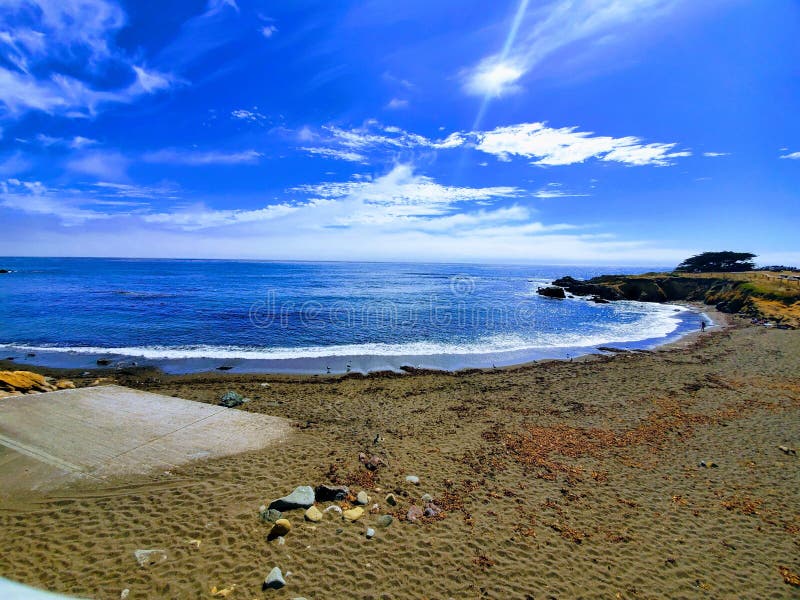 Moonstone Beach stock photo. Image of nature, view, beach - 234126860
