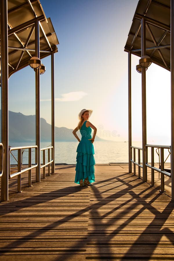 At the moorage stock image. Image of dock, pier, shadow - 14499759