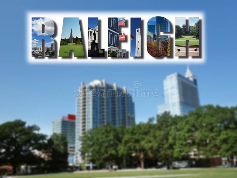 Moore Square Park with Splashpad Fountain and Downtown Raleigh ...