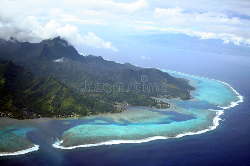 Moorea Island stock image. Image of blue, paradise, clear - 1148065
