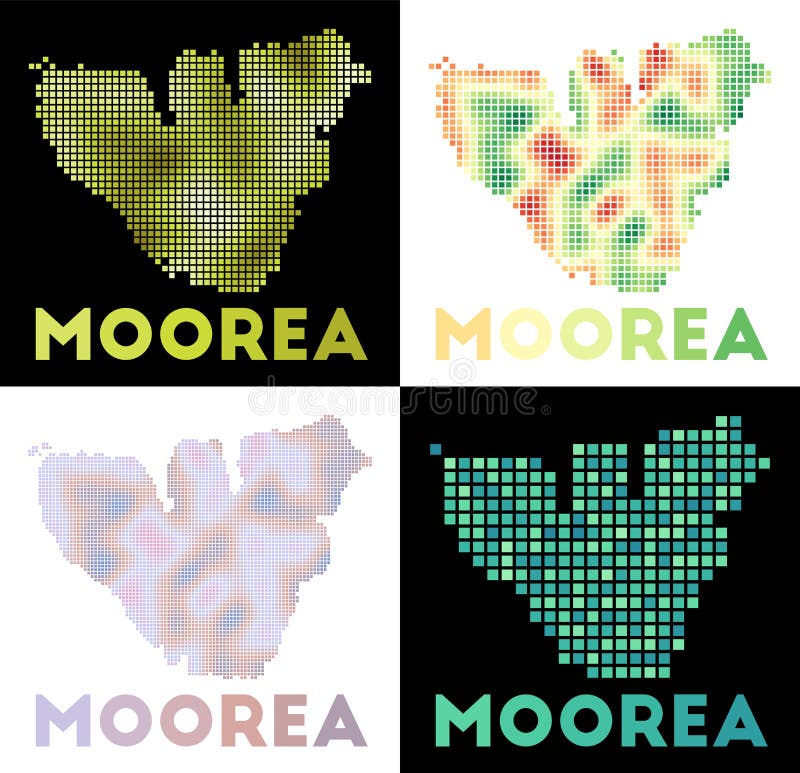 Moorea Map Stock Illustrations – 428 Moorea Map Stock Illustrations ...