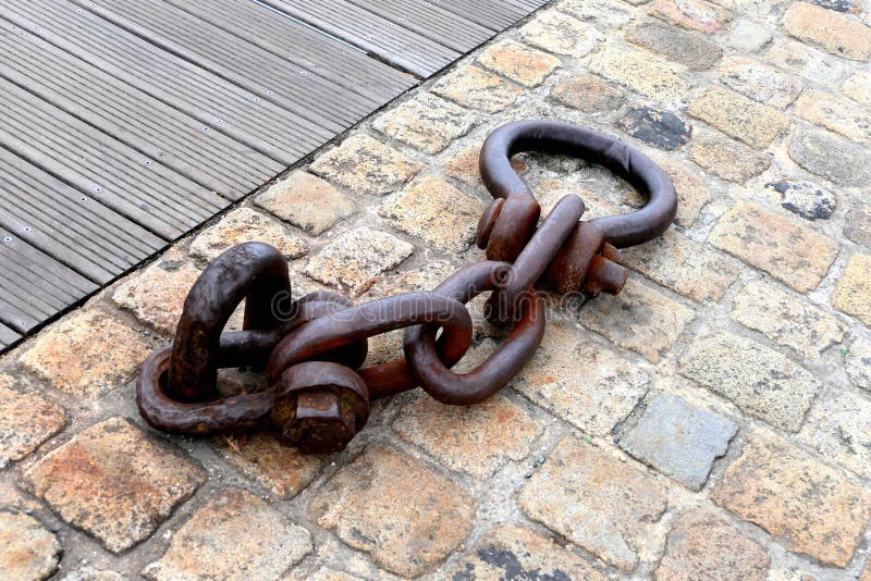Mooring Chain stock image. Image of marine, connection - 160042993