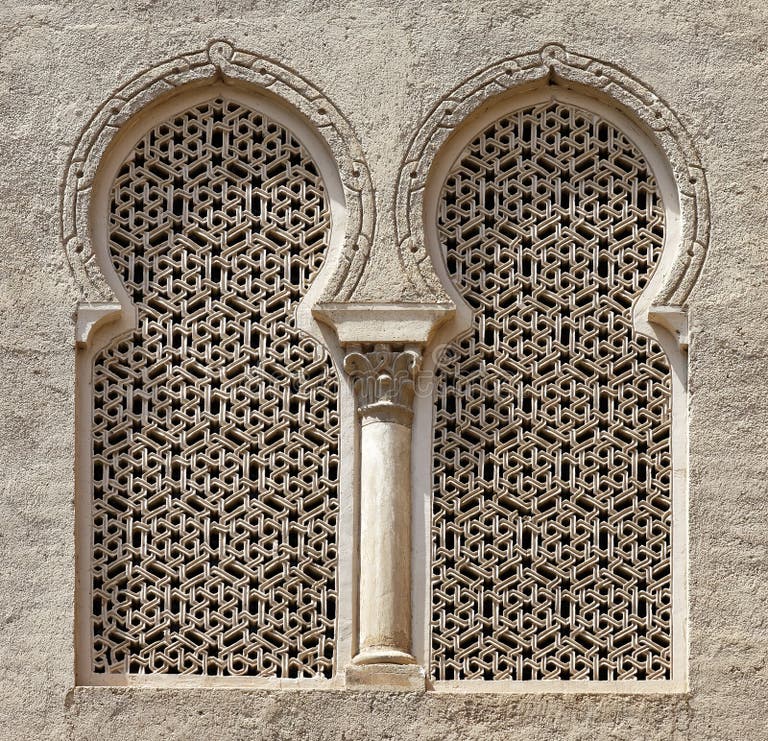 Moorish window stock image. Image of carving, building - 21527773