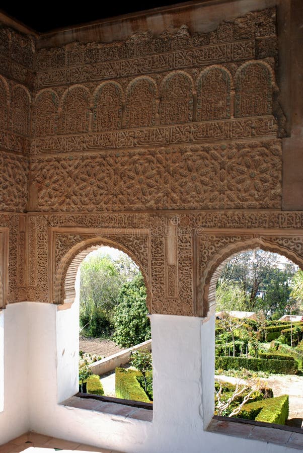 Moorish windows stock image. Image of detail, tourism - 15407353
