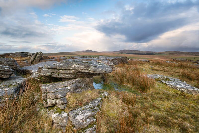 The Moors stock photo. Image of roughtor, moor, grassy - 38100880