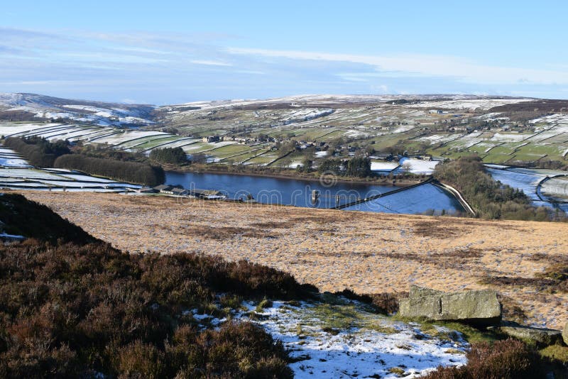 Moors over Haworth stock photo. Image of water, fields - 91489286