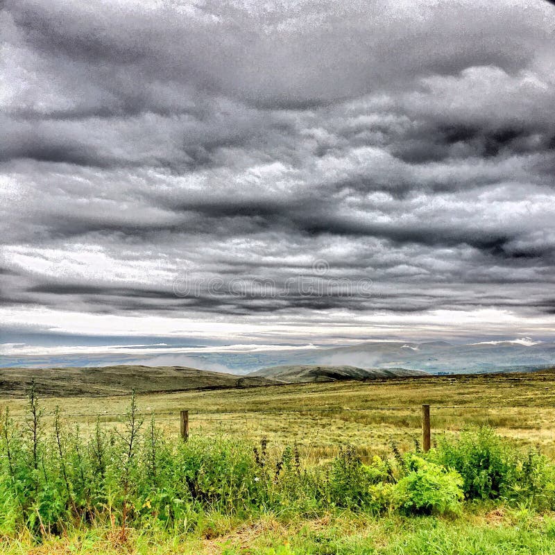 Moors stock image. Image of view, moors, darkskies, clouds - 96928323