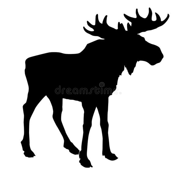 Moose Outline Stock Illustrations – 5,216 Moose Outline Stock ...