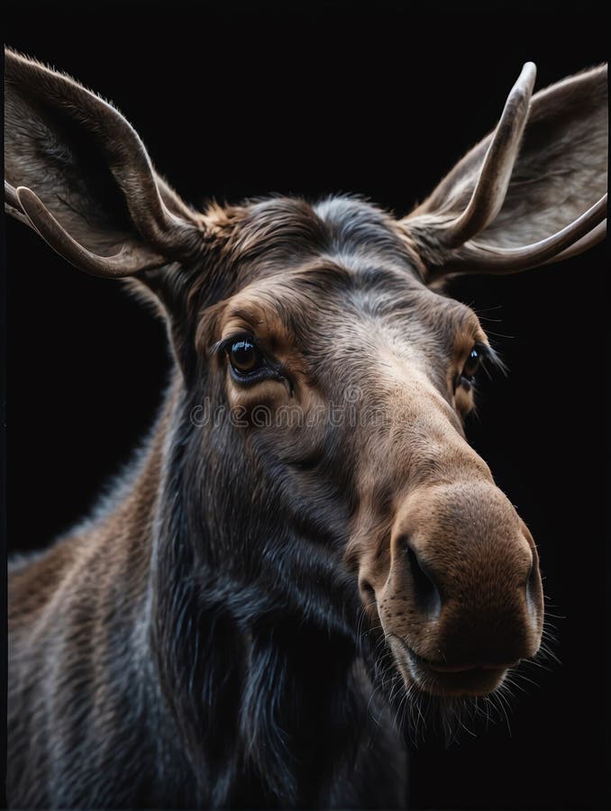 Moose Face Stock Illustrations – 1,620 Moose Face Stock Illustrations ...