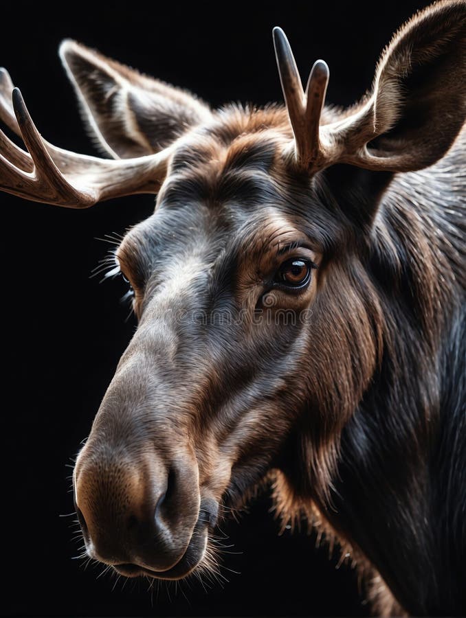 Moose Face Stock Illustrations – 1,620 Moose Face Stock Illustrations ...