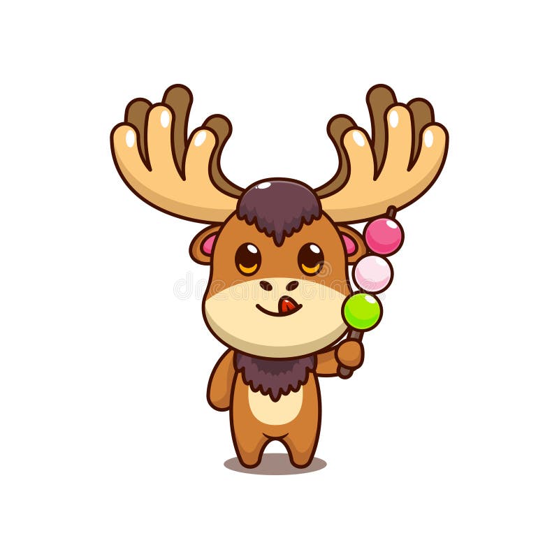 Kawaii Mochi Reindeer Stock Illustrations – 4 Kawaii Mochi Reindeer ...