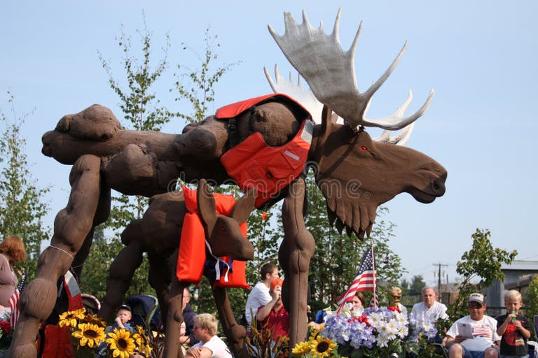 Moose Float editorial stock image. Image of patriotism - 15420974