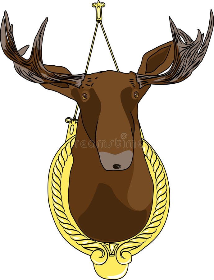 Moose Head Cartoon Stock Illustrations – 647 Moose Head Cartoon Stock ...