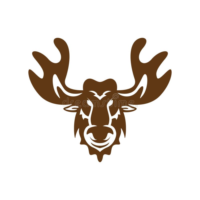 Moose icon image design stock vector. Illustration of mammal - 341690288