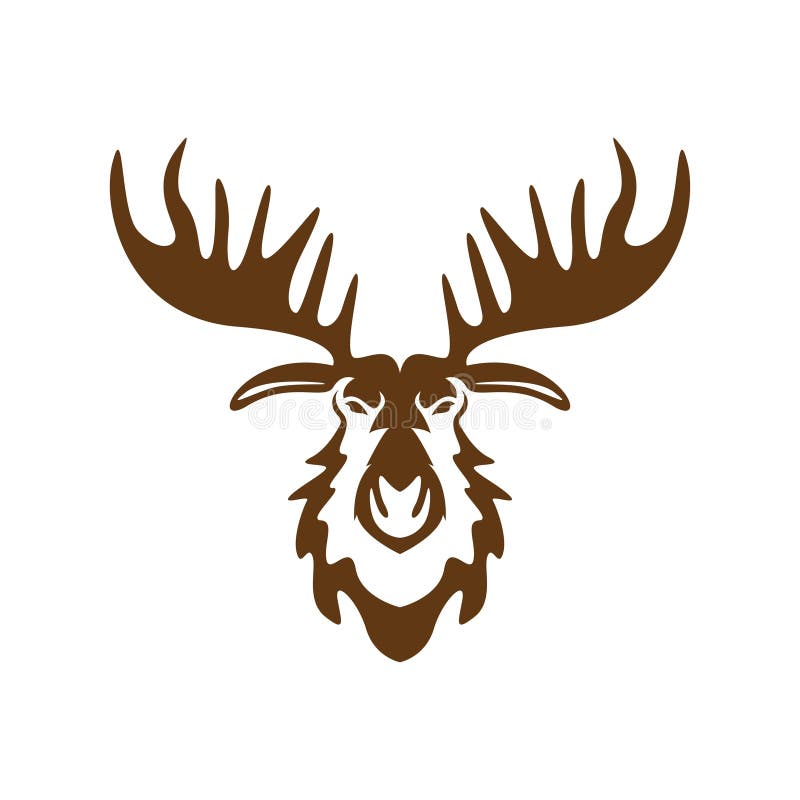 Moose icon image design stock vector. Illustration of deer - 341690305