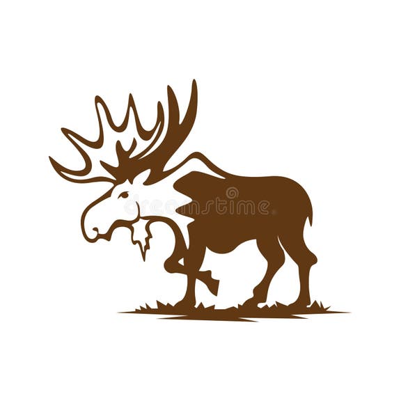 Moose icon image design stock vector. Illustration of icon - 341690252