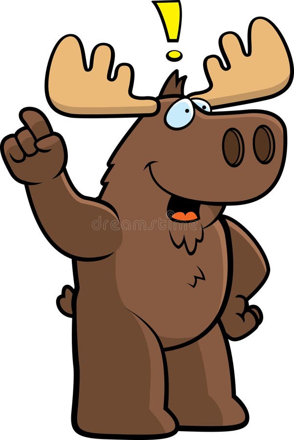 Cartoon Moose Soccer stock vector. Illustration of clipart - 116107937