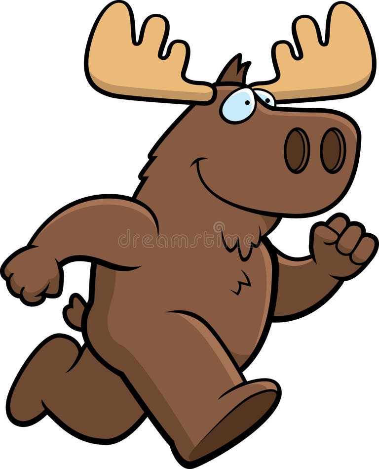 Moose Running Stock Illustrations – 622 Moose Running Stock ...