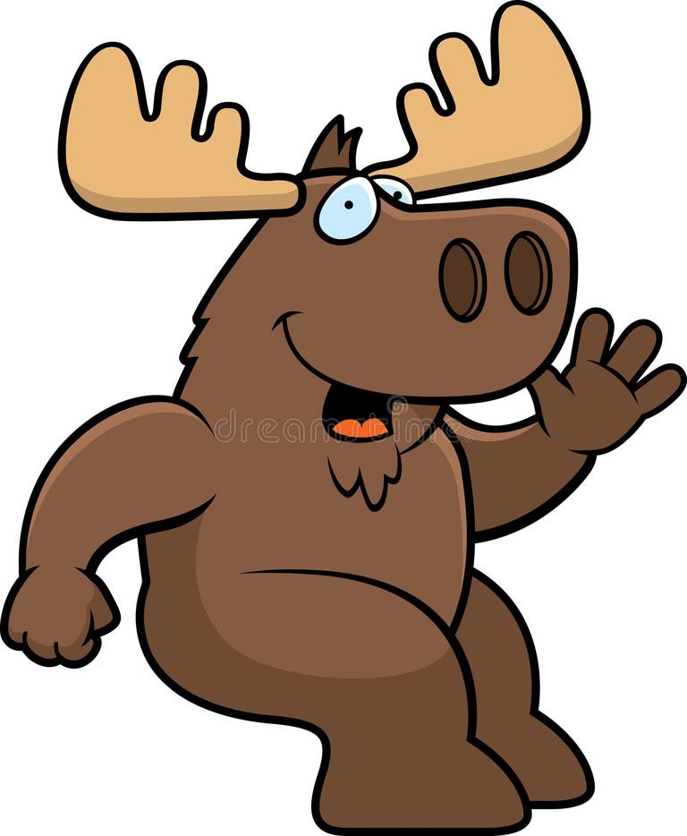 Moose Waving Stock Illustrations – 246 Moose Waving Stock Illustrations ...