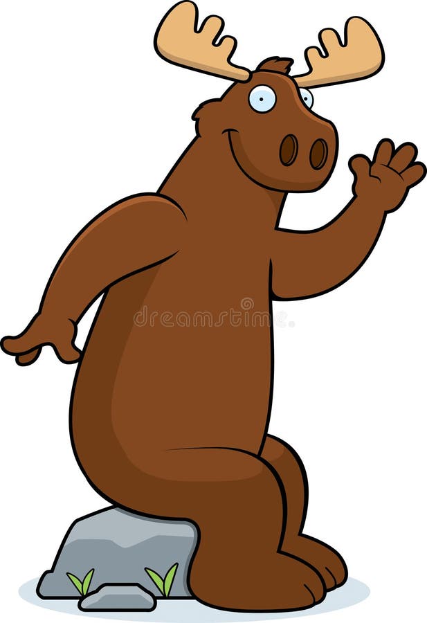 Moose Sitting Stock Illustrations – 329 Moose Sitting Stock ...