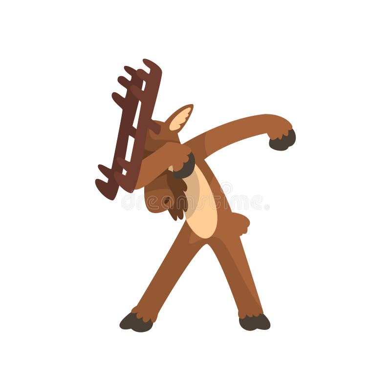 Step Up 4 Moose Dancing Clipart