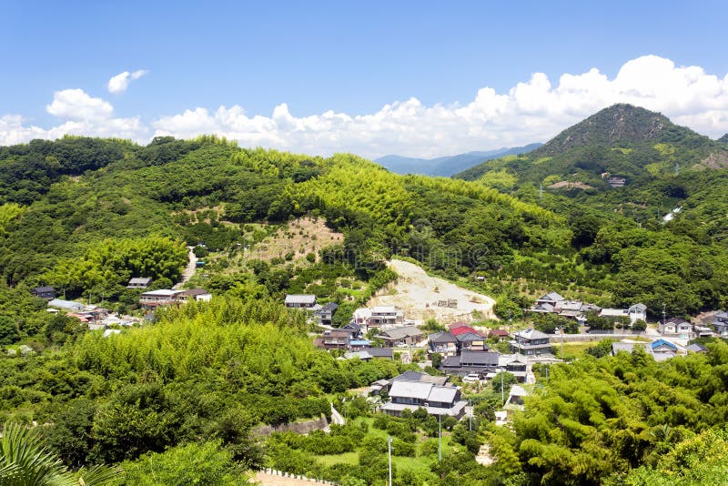 Mountain Village - Innoshima Island, Japan Stock Photo - Image of japan ...