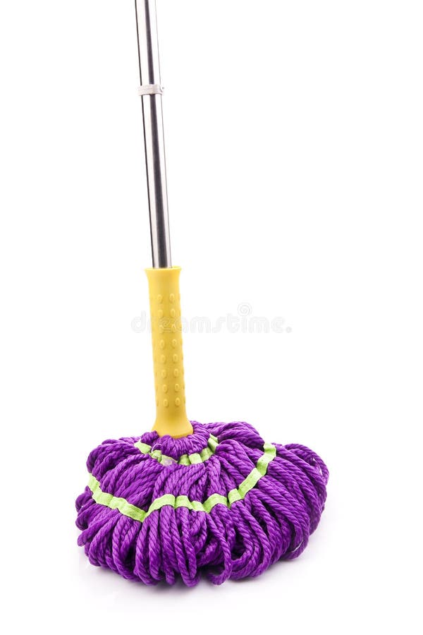 Mop Isolated on White Background Stock Photo - Image of sterilize ...