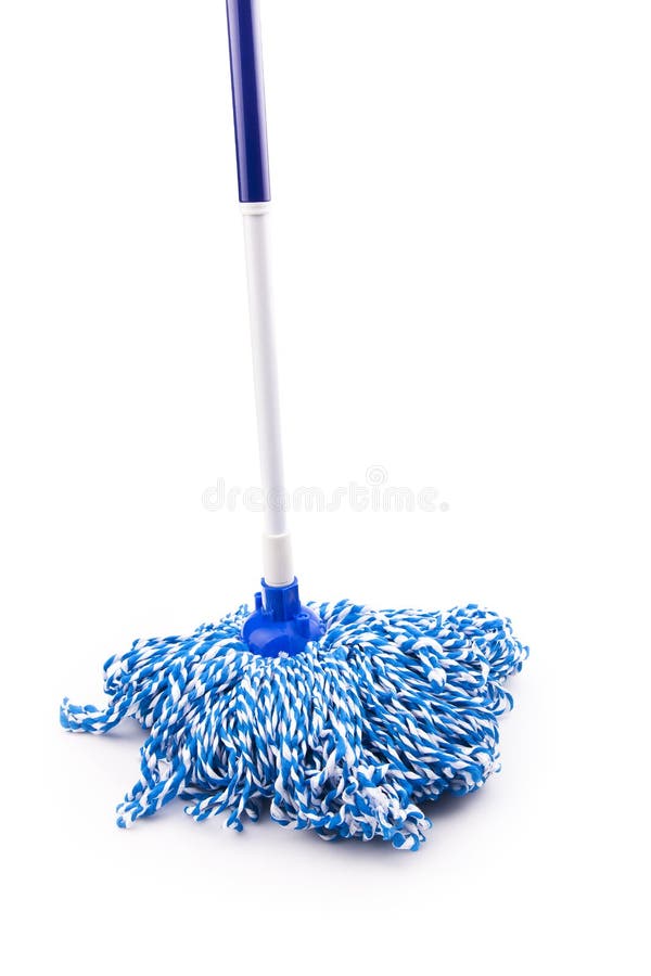 Mop Isolated on White Background Stock Photo - Image of sterilize ...