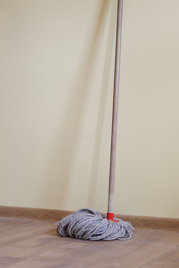 Mop in the room stock image. Image of household, chores - 16784657