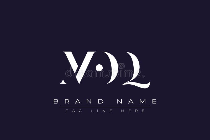MOQ Abstract Letter Logo Design Stock Vector - Illustration of ...