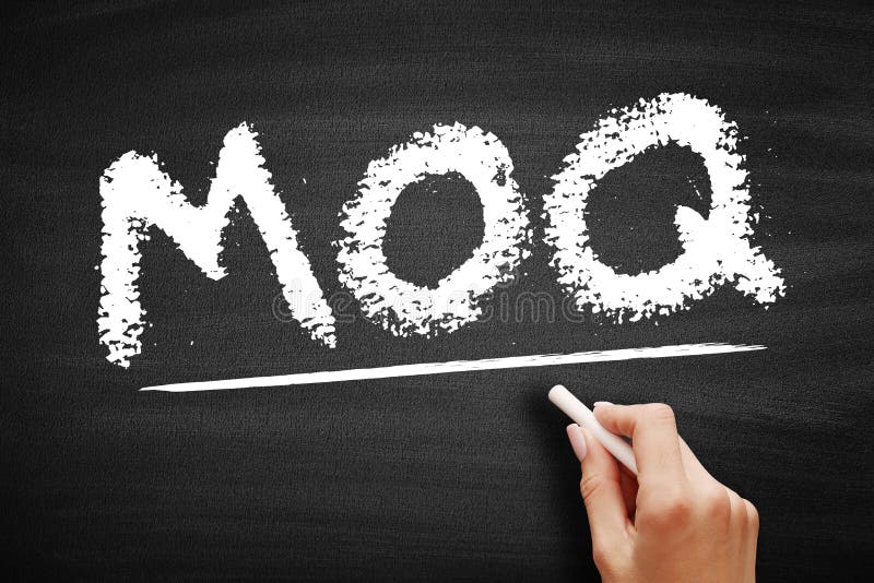 MOQ Minimum Order Quantity - Fewest Number of Units Required To Be ...