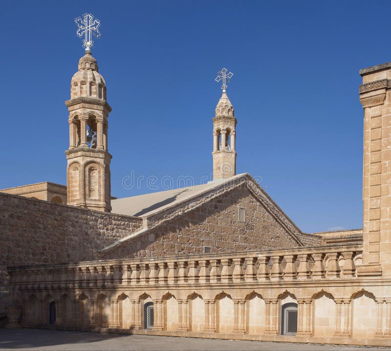 Mor Gabriel Monastery in Midyat, Mardin. Turkey. Stock Photo - Image of ...