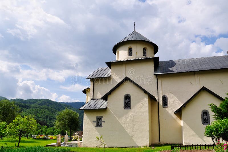Moraca Monastery, Kolasin, Montenegro Stock Image - Image of cathedral ...