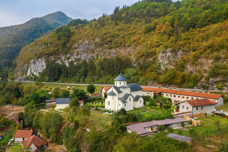 Moraca Monastery, a Serbian Orthodox Church in Kolasin, Montenegro ...