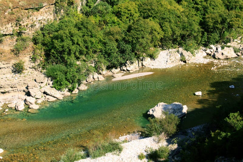 Moraca river canyon stock image. Image of montenegro - 46156643