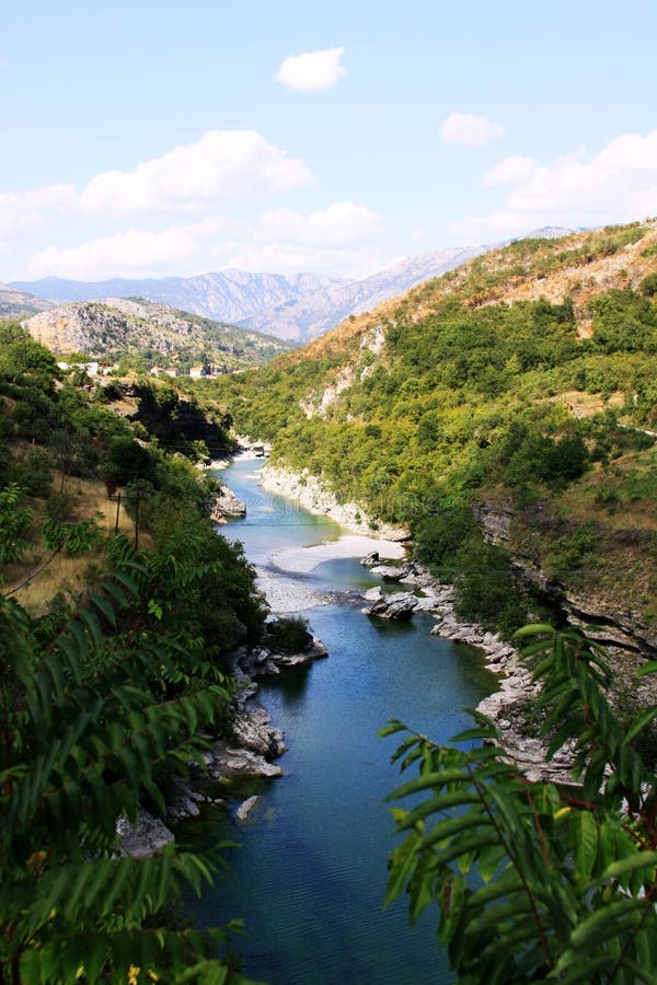 Moraca river canyon stock image. Image of mediteranean - 46156817