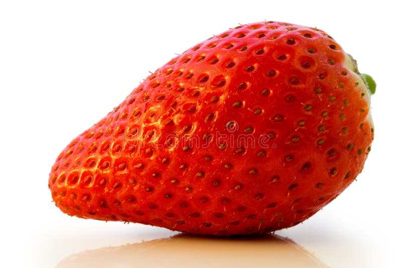 Morango Isolada No Fundo Branco Foto de Stock - Imagem de fresco ...