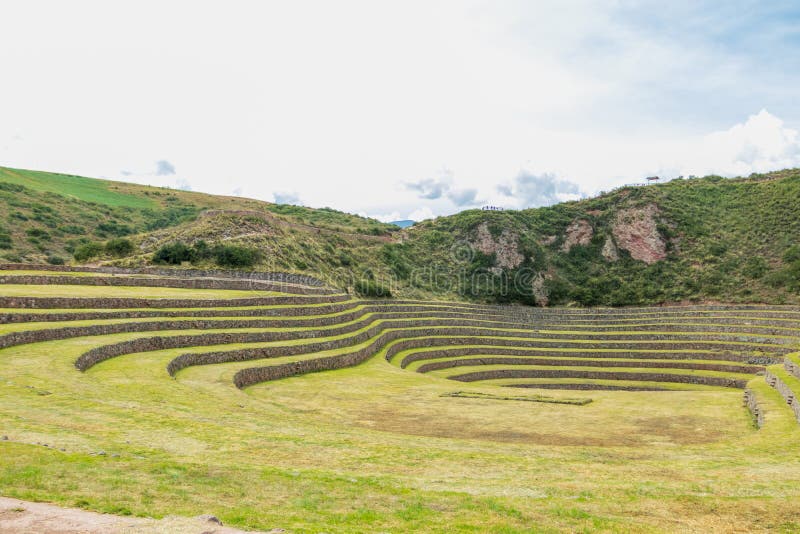 Moray, Archaeological Site Located in the Sacred Valley of Cusco. Stock ...
