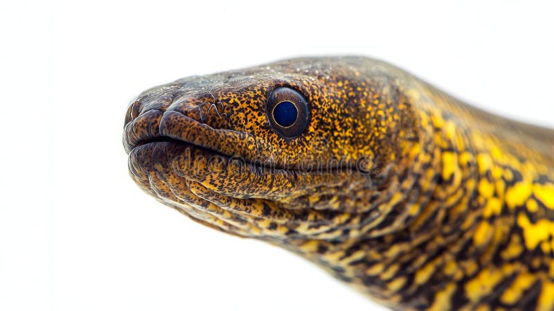 Moray Eel Exhibits Its Captivating Texture and Vivid Colors ...