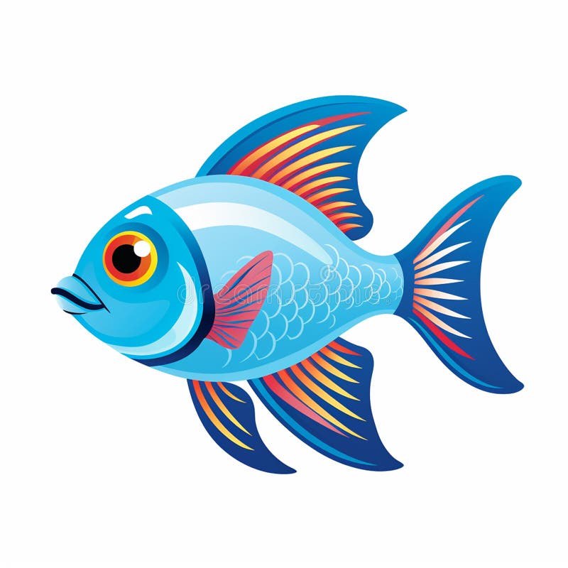 Moray Eel Swimming in Cave Digital Art Stock Vector - Illustration of ...