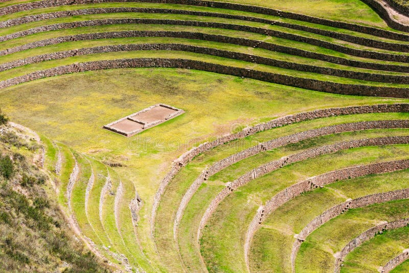 Moray inca ruins stock image. Image of moray, farming - 68145509