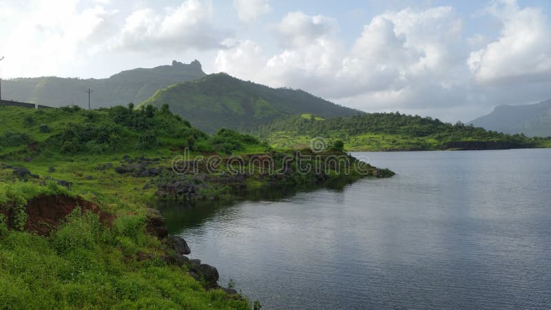 Morbe Dam stock photo. Image of view, morbe, afternoon - 90990928