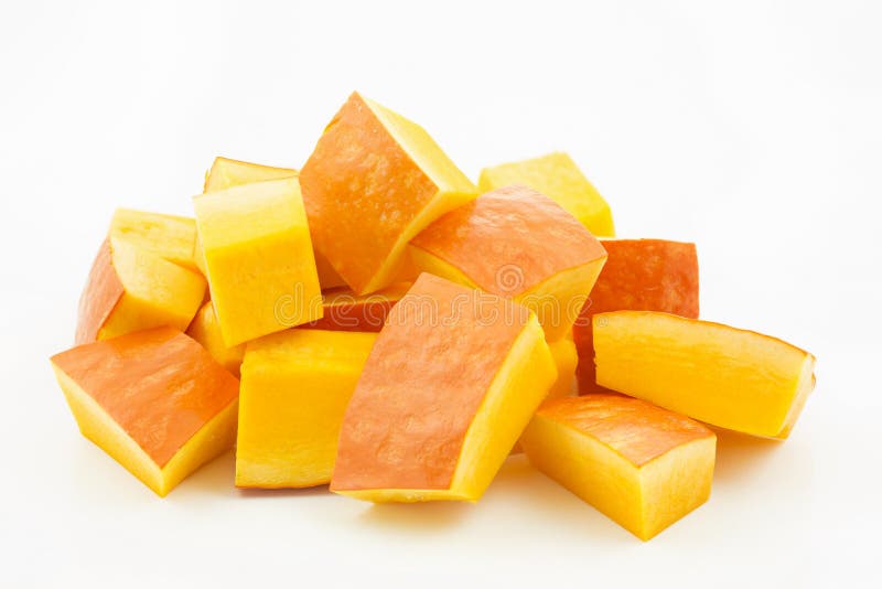 Morceaux De Potiron Dans Une Passoire Image stock - Image du coupure ...