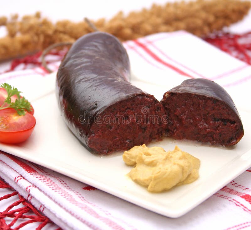 Morcilla imagen de archivo. Imagen de alimento, almuerzo - 37195847