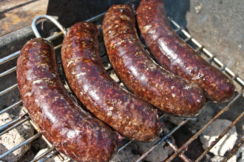 Morcilla Durante La Preparación Imagen de archivo - Imagen de dieta ...