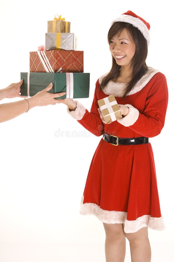 Presents 1 stock image. Image of bows, christmas, wrapping - 244517